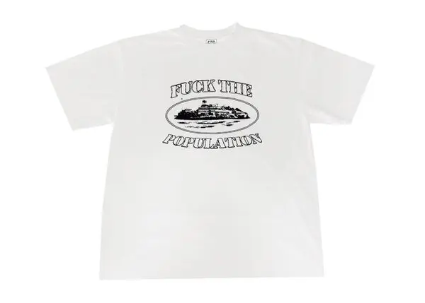 CORTEIZ X Ftp Alcatraz Tee Shirt - White