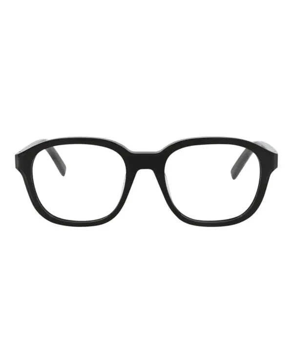 Berluti Acetate Round Frame Optical Glasses - Black Black Transparent (bl50018u/53/001)