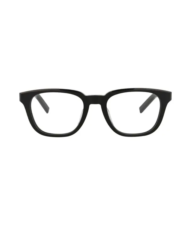 Berluti Acetate Optical Square Frames - Black Black Transparent (bl50019u/52/001)