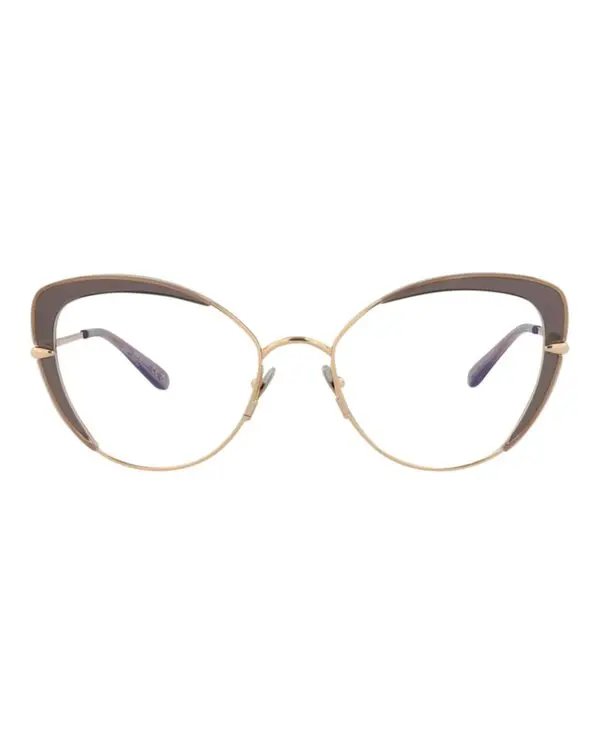 Pomellato Cat Eye Optical Frames - Gold Gold Transparent (pm0125o/30014246/001)