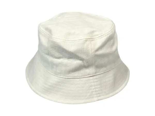 Mcm Cubic Logo Denim Jacquard Bucket Hat