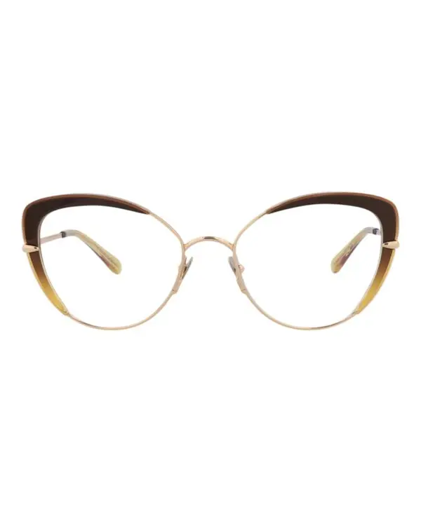 Pomellato Cat Eye Optical Frames - Gold Gold Transparent (pm0125o/30014246/003)