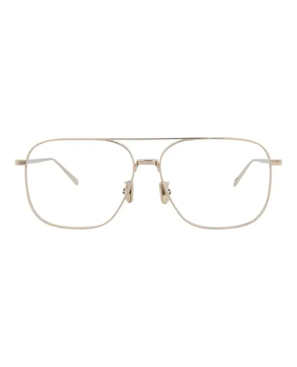 Berluti Aviator Acetate Optical Frames - Gold Gold Transparent (bl50012u/56/032)