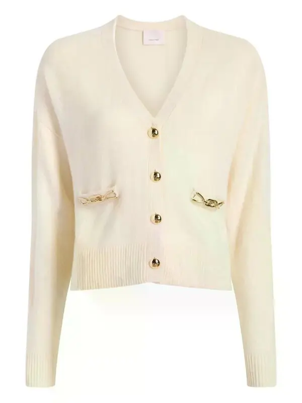 Cinq À Sept Chain-embellished Buttoned Cardigan