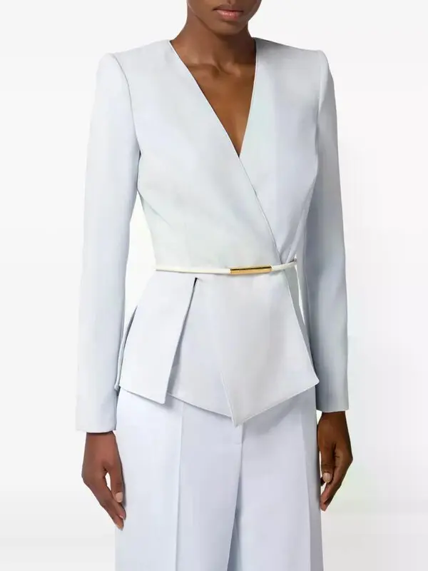 Elisabetta Franchi Wrap Blazer With Belt