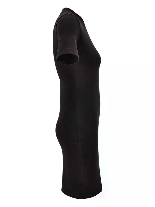Versace Logo-print Midi Dress - Black