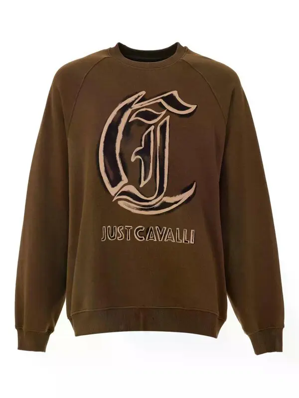 Just Cavalli Logo-print Raglan Sweatshirt