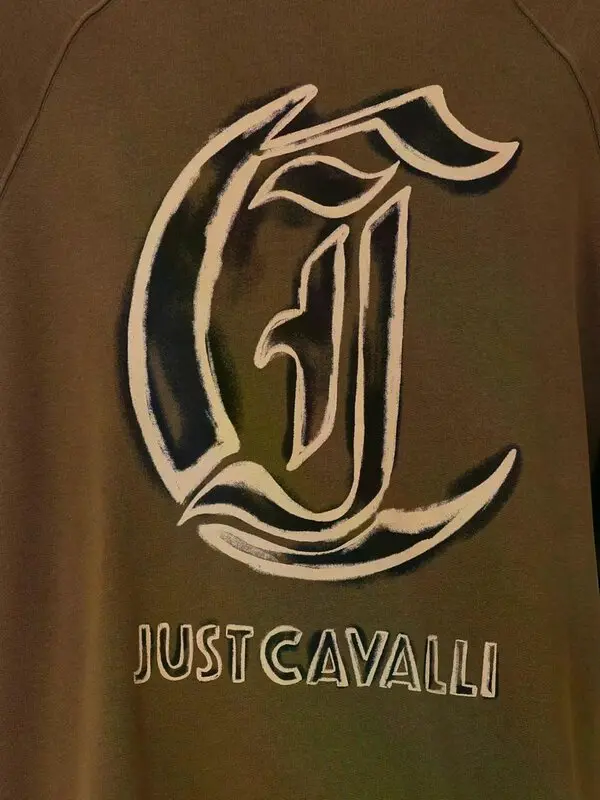 Just Cavalli Logo-print Raglan Sweatshirt