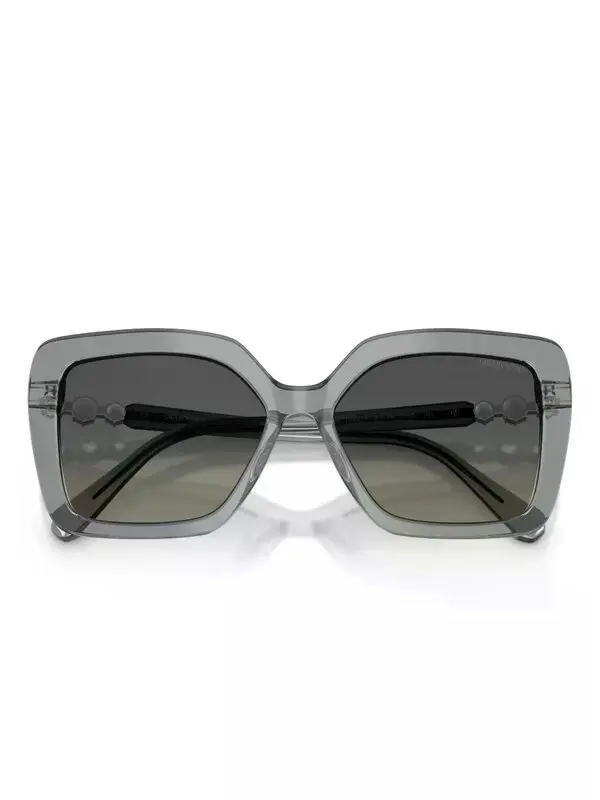 SWAROVSKI Square-frame Crystal-embellished Sunglasses