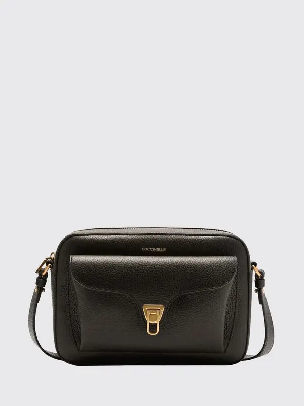 COCCINELLE Leather Shoulder Bag - Black