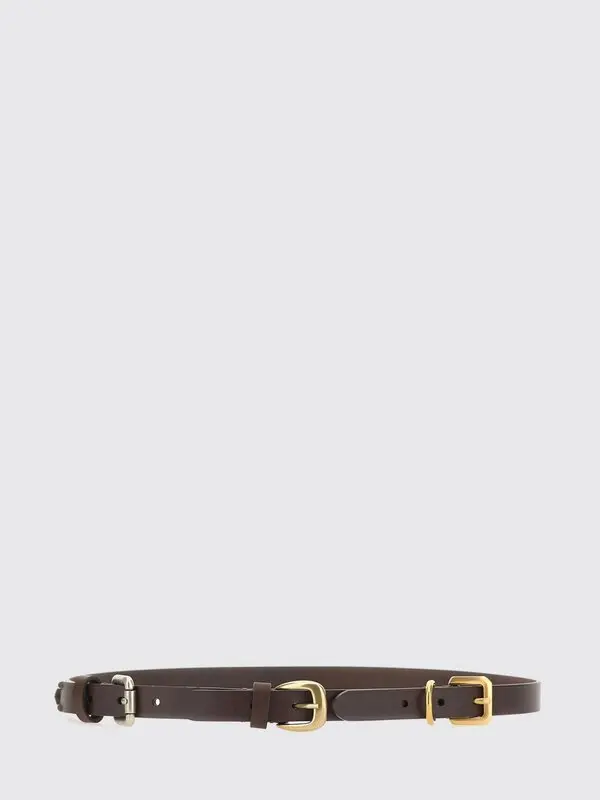 Etro Leather Belt - Dark