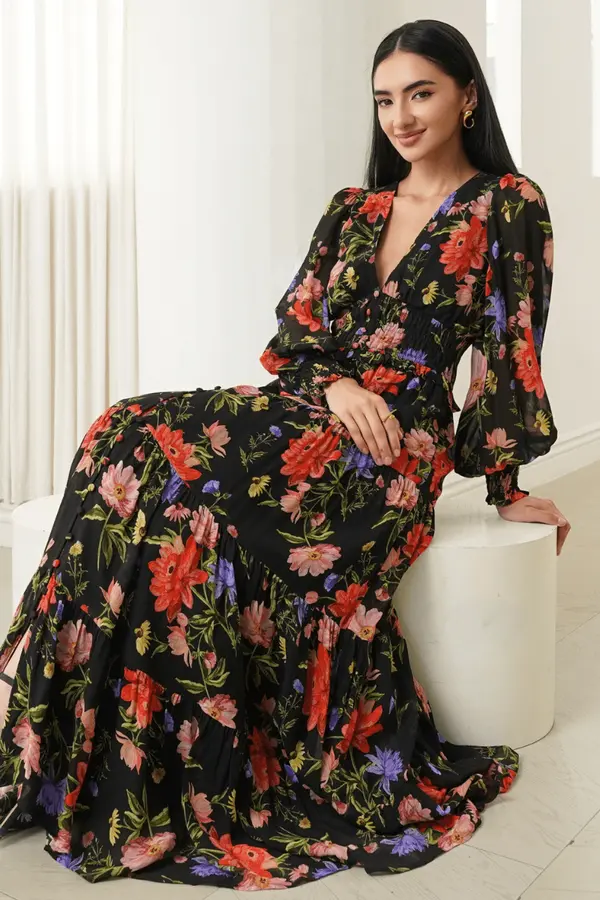Yumi Kim Frida Maxi Dress - Black