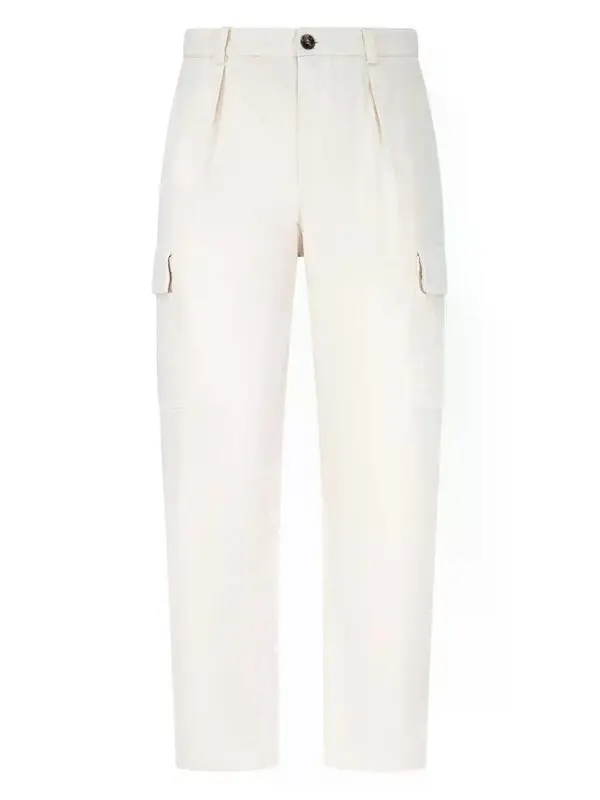 Brunello Cucinelli Cotton Cargo Trousers