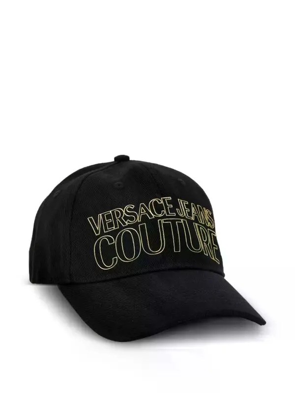 Versace Embellished Logo Baseball Cap - Black