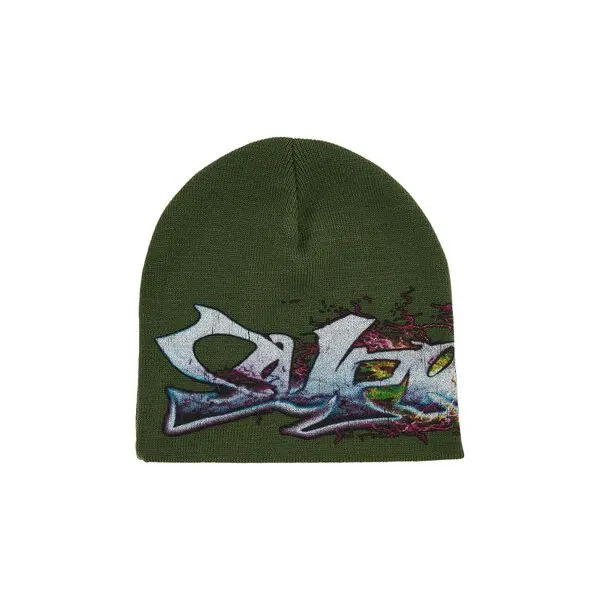 Supreme Tag Beanie - Green