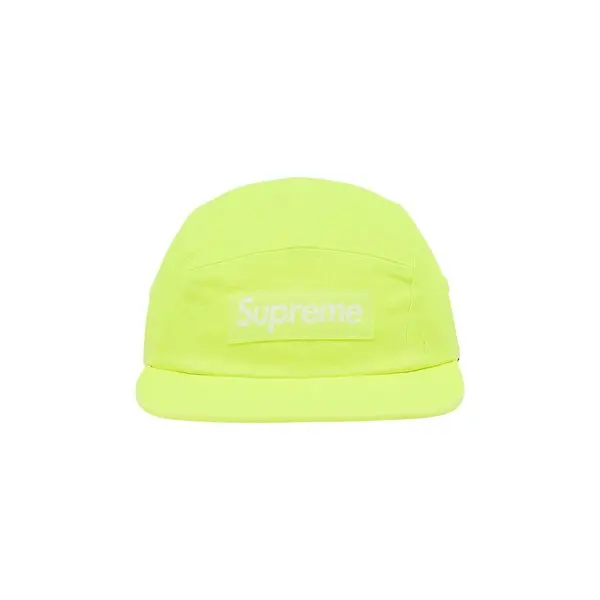 Supreme Washed Chino Twill Camp Cap - Yellow