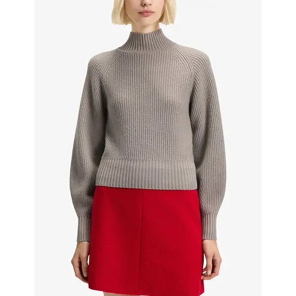 Hugo Relaxed-fit Wool And Cashmere-blend Jumper