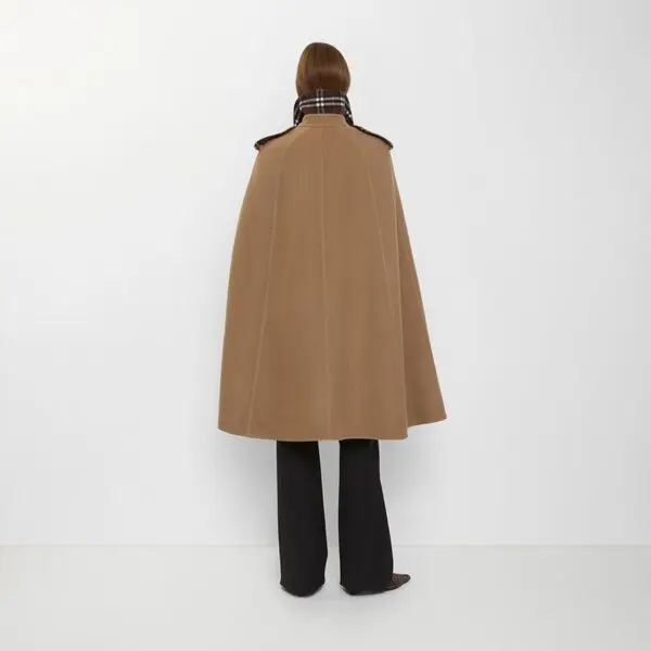 Burberry Wool Belmont Trench Cape