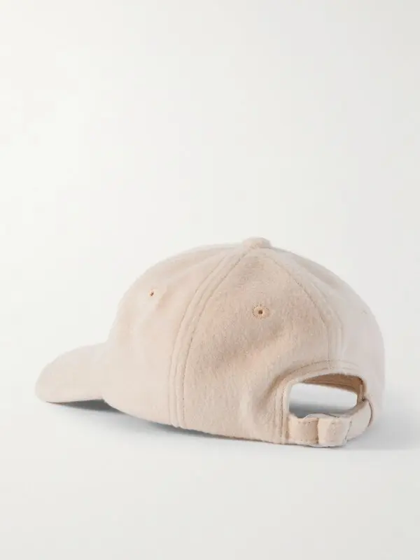 Jacquemus Embroidered Wool Baseball Cap - Neutrals