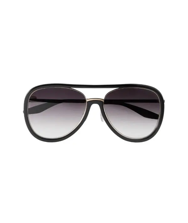 Barton Perreira Fossett Aviator Sunglasses - Black