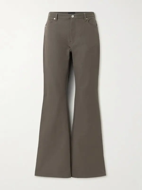JOSEPH Bond Stretch-twill Flared Pants