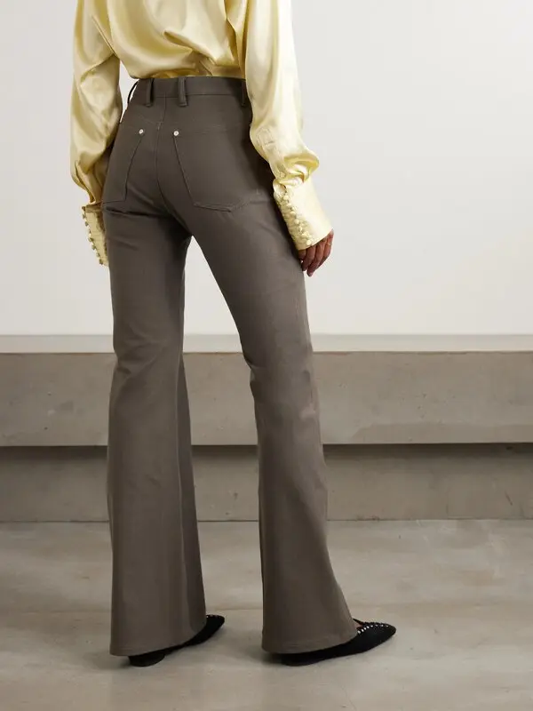 JOSEPH Bond Stretch-twill Flared Pants