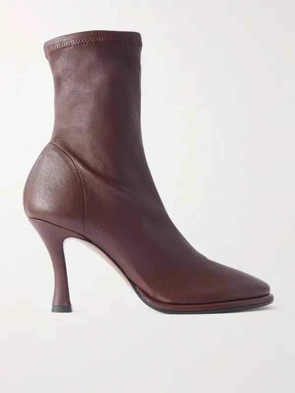 NEOUS Lea Leather Ankle Boots - Chocolate