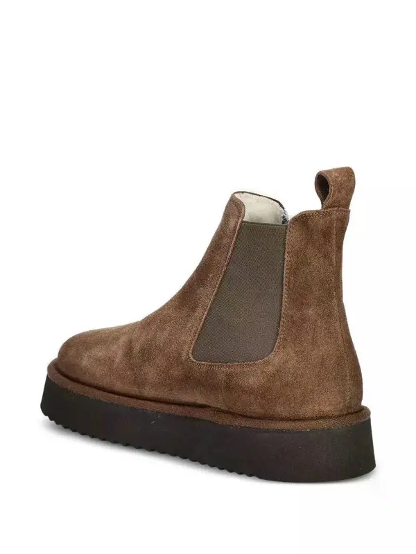 SUMMERY COPENHAGEN Elastic-panel Suede Chelsea Boots