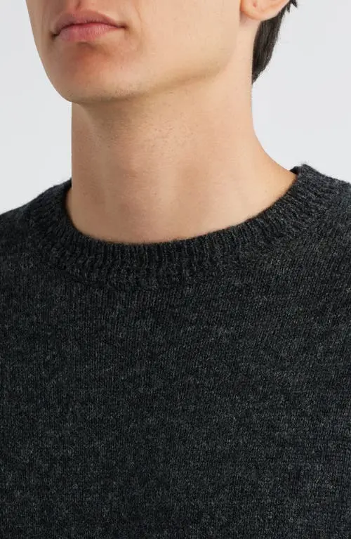 Pendleton Wool Crewneck Sweater - Black Heather