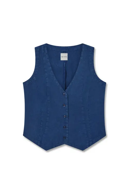 VIR VITA Violette Vest - Navy