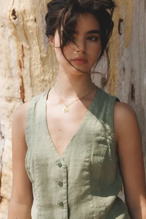 VIR VITA Violette Vest - Sage