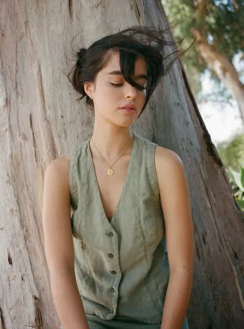 VIR VITA Violette Vest - Sage