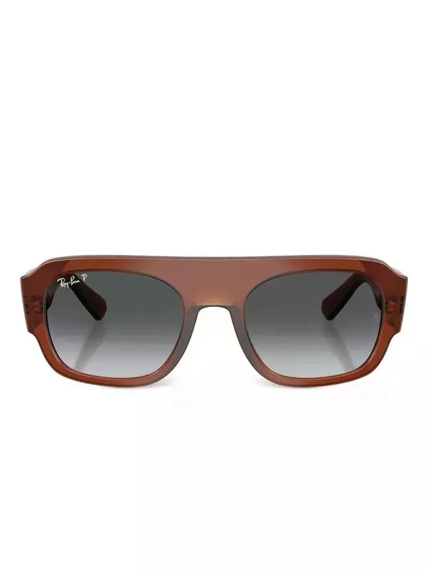 Ray-ban Geometric-frame Sunglasses - Brown