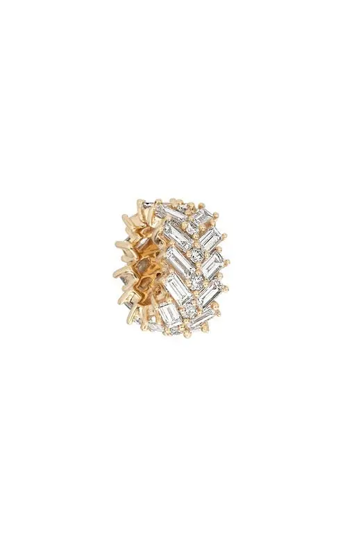 Adina Reyter Lab Grown Diamond Chevron Pendant - 14k Yellow Gold