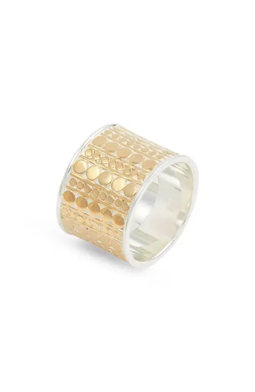 Anna Beck Classic Divided Band Ring - Two Tone