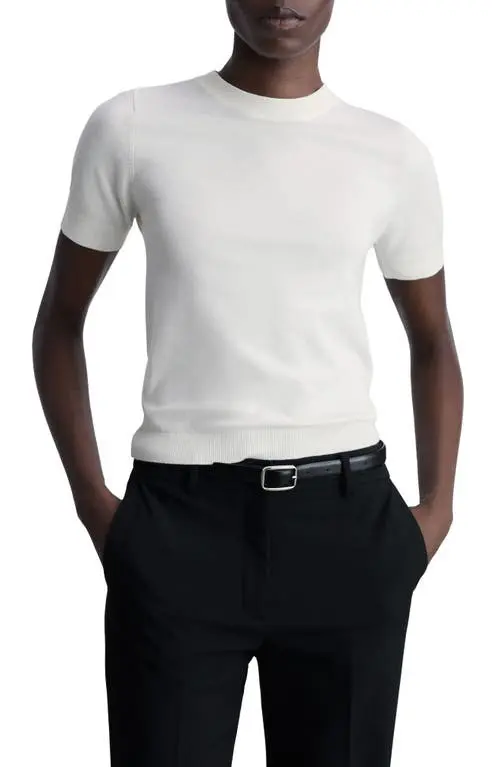 Mango Short Sleeve Sweater