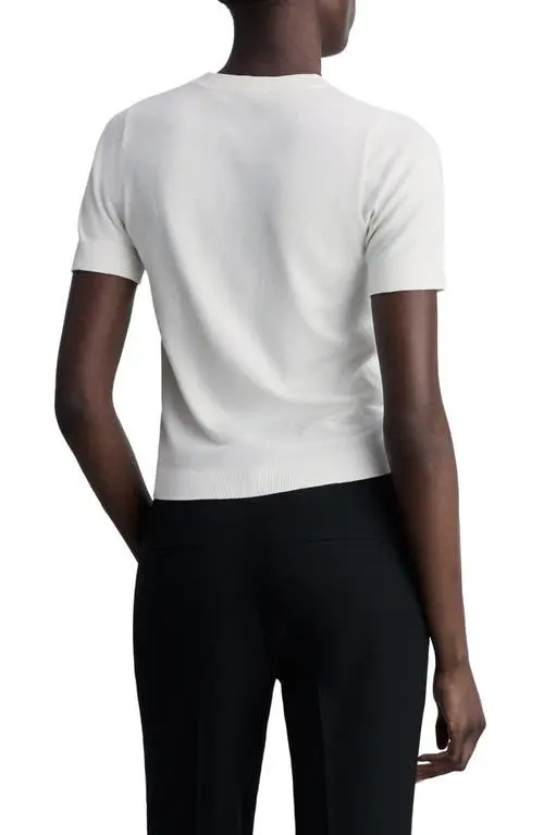 Mango Short Sleeve Sweater