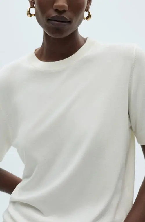 Mango Short Sleeve Sweater