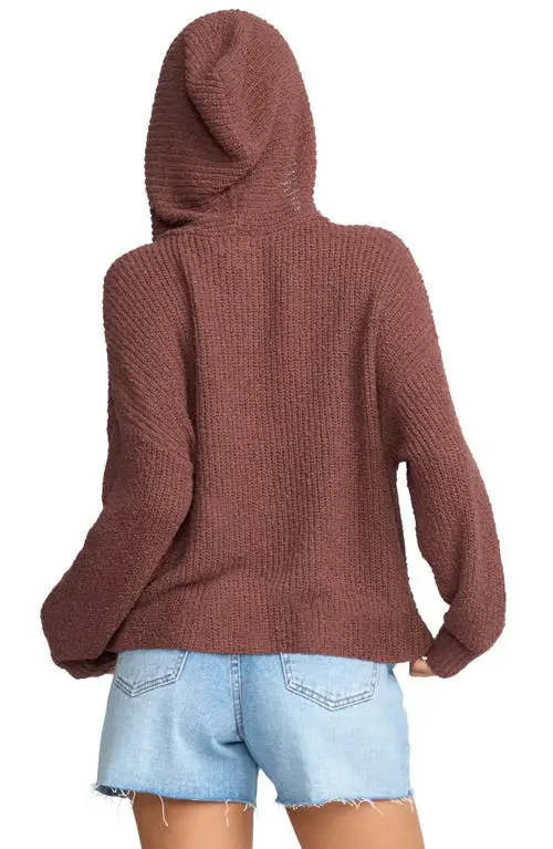 BILLABONG Cotton-blend Hooded Sweater - Espresso Brown