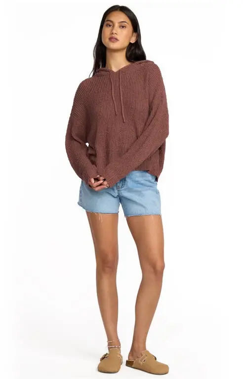 BILLABONG Cotton-blend Hooded Sweater - Espresso Brown