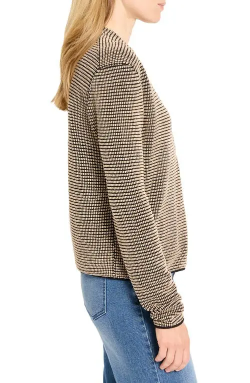 NIC+ZOE Pixel Hooked Up Cotton Blend Cardigan