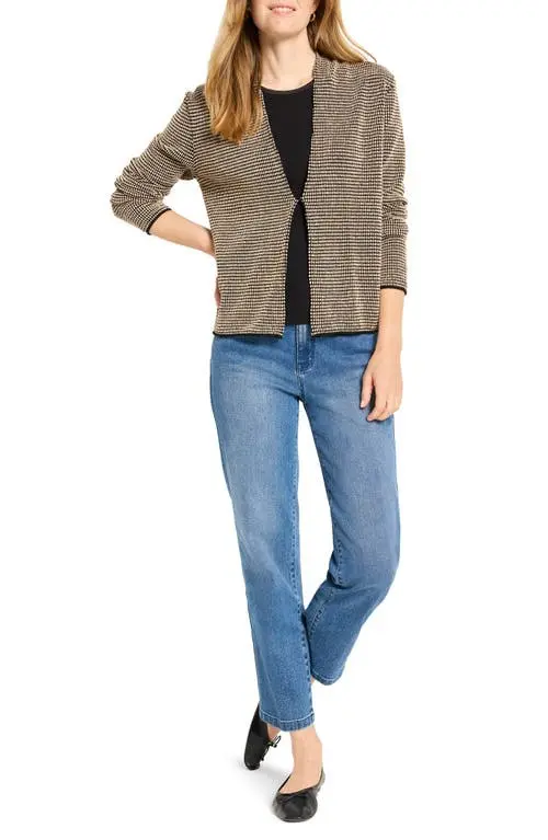 NIC+ZOE Pixel Hooked Up Cotton Blend Cardigan