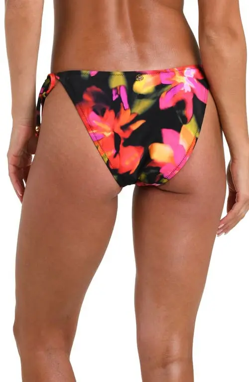 SUNSHINE 79 Floressence Side Tie Bikini Bottom - Black Multi