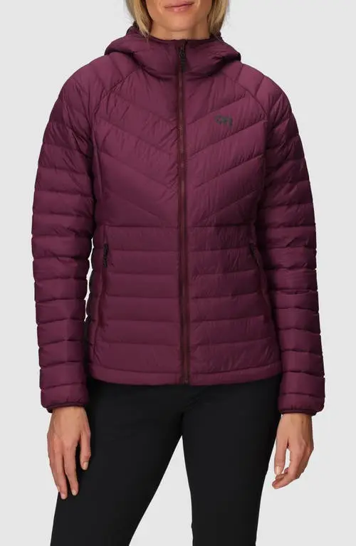 OUTDOOR RESEARCH Transcendent Water Resistant 800 Fill Power Down Jacket - Winterberry