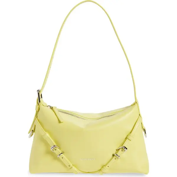 Givenchy Mini Voyou Leather Shoulder Bag - 725-acid Yellow