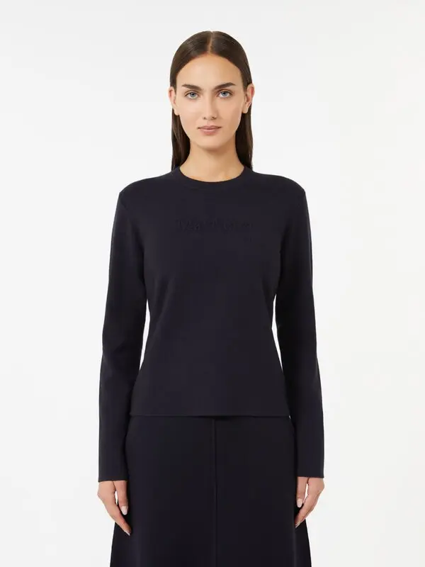 Max Mara Relaxed Fit Viscose And Wool Sweater