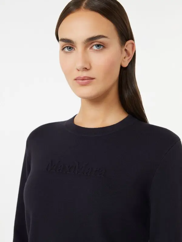 Max Mara Relaxed Fit Viscose And Wool Sweater