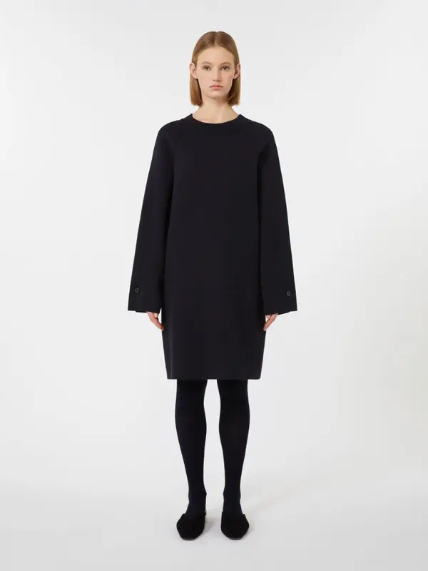 Max Mara Viscose And Wool Yarn Dress