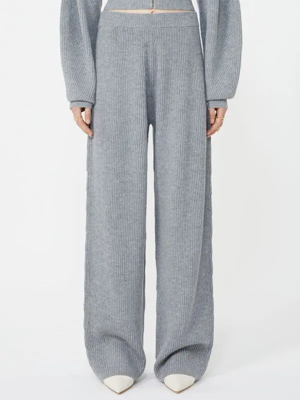 Max Mara Cashmere-blend Wide-leg Trousers