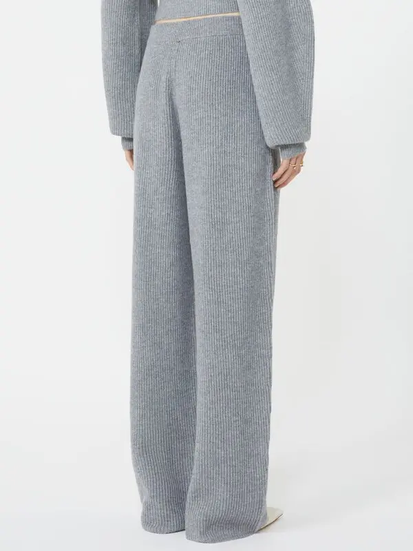 Max Mara Cashmere-blend Wide-leg Trousers